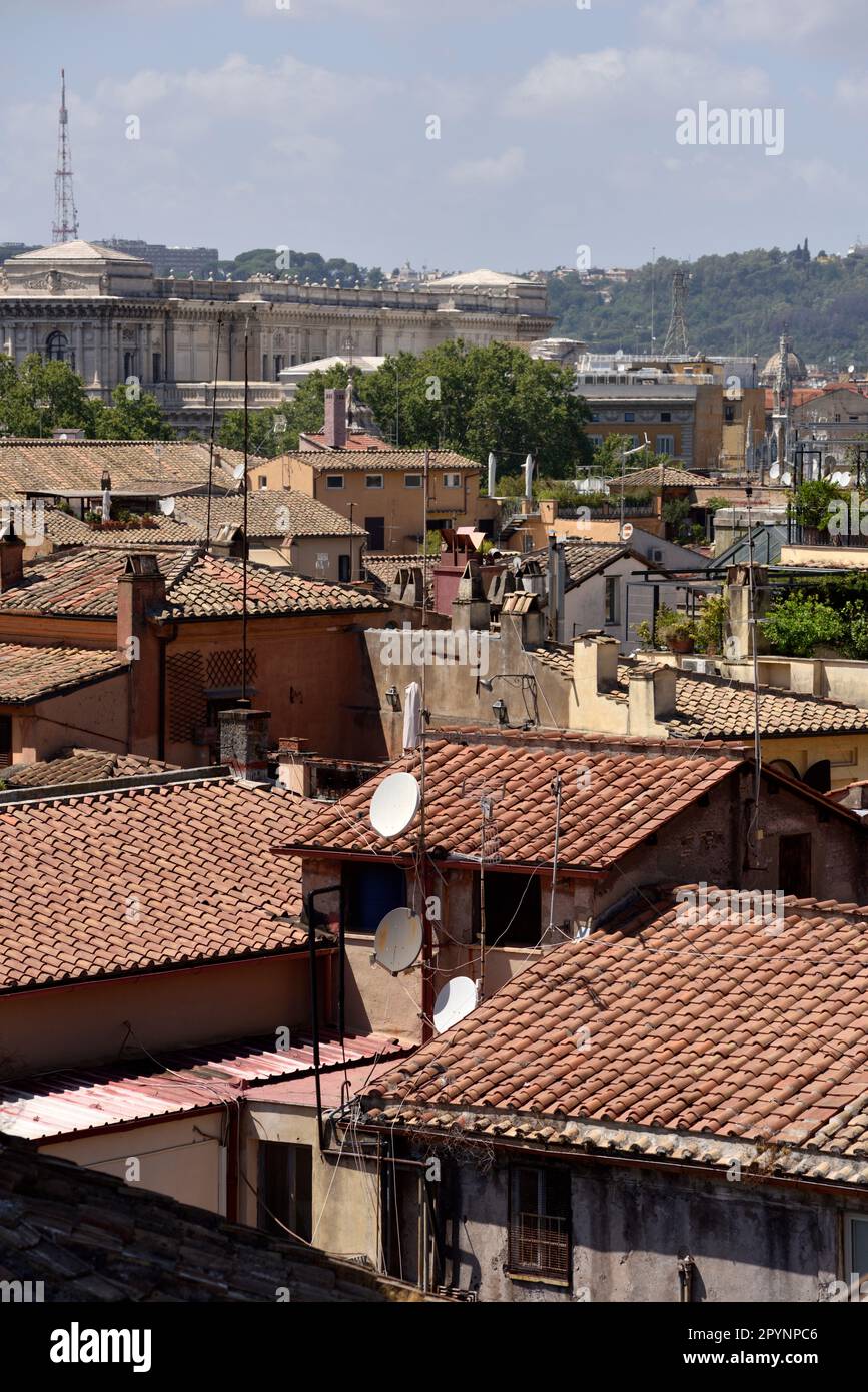 Rooftops, Rome, Italy Stock Photo - Alamy