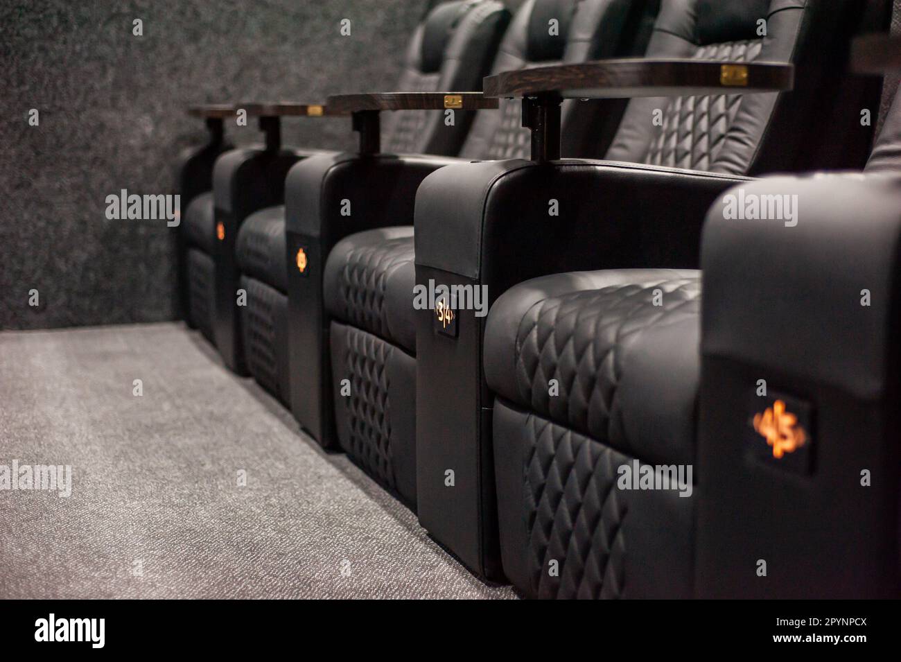 The cinema house. Inside. Mock up Stock Photo - Alamy