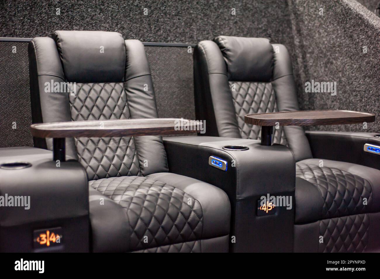 The cinema house. Inside. Mock up Stock Photo - Alamy