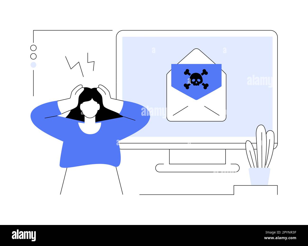 Malware abstract concept vector illustration Stock Vector Image & Art ...