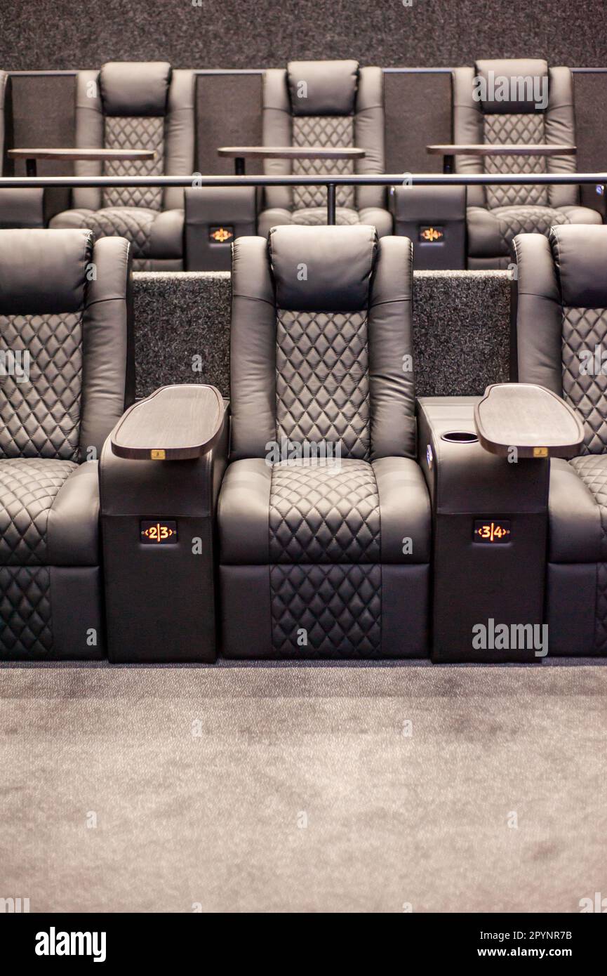 The cinema house. Inside. Mock up Stock Photo - Alamy