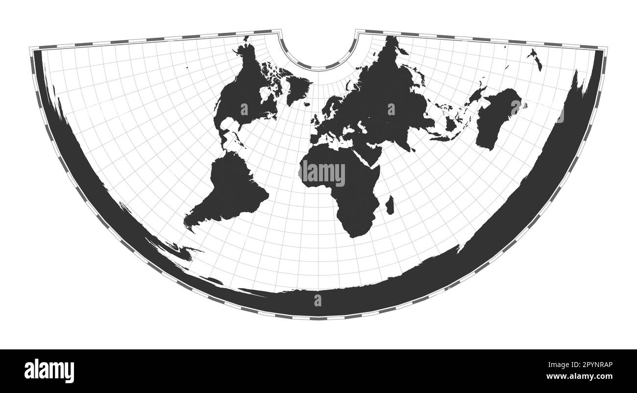Conic equidistant projection hi-res stock photography and images - Alamy