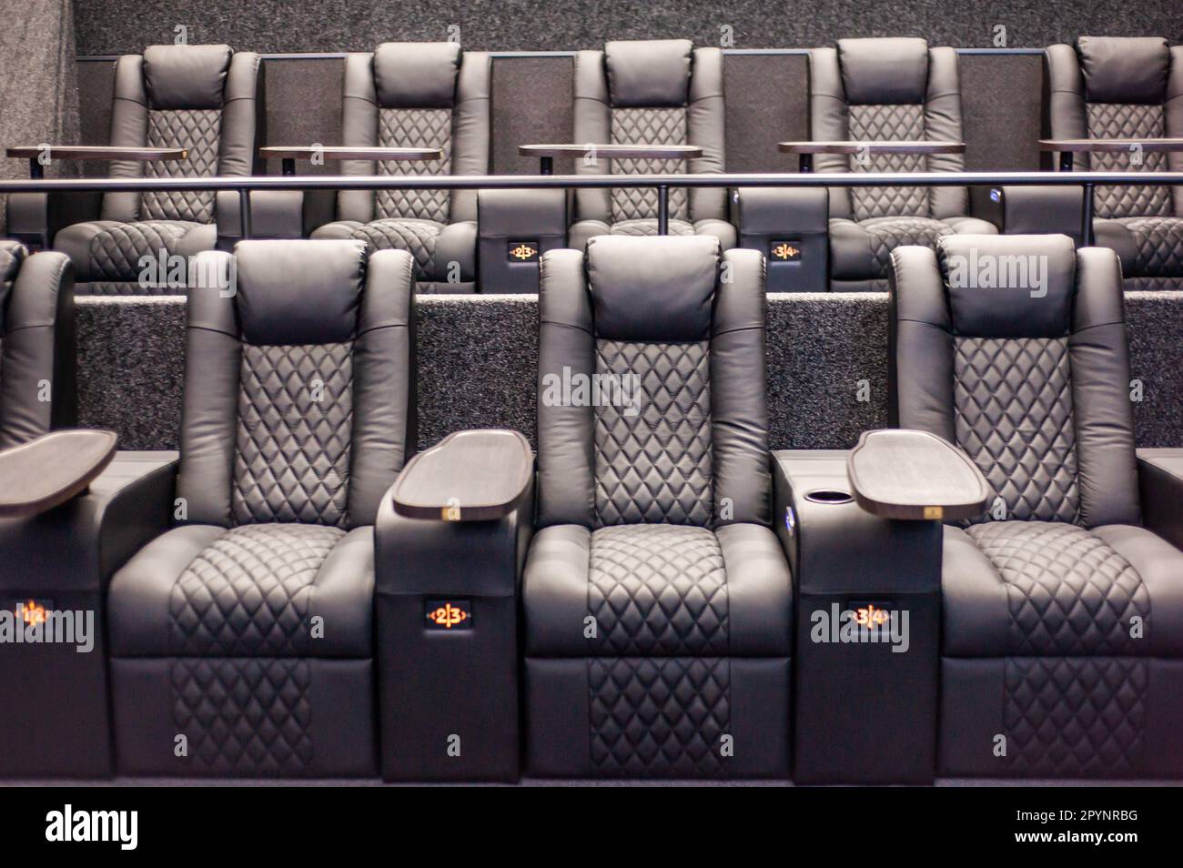 The cinema house. Inside. Mock up Stock Photo - Alamy
