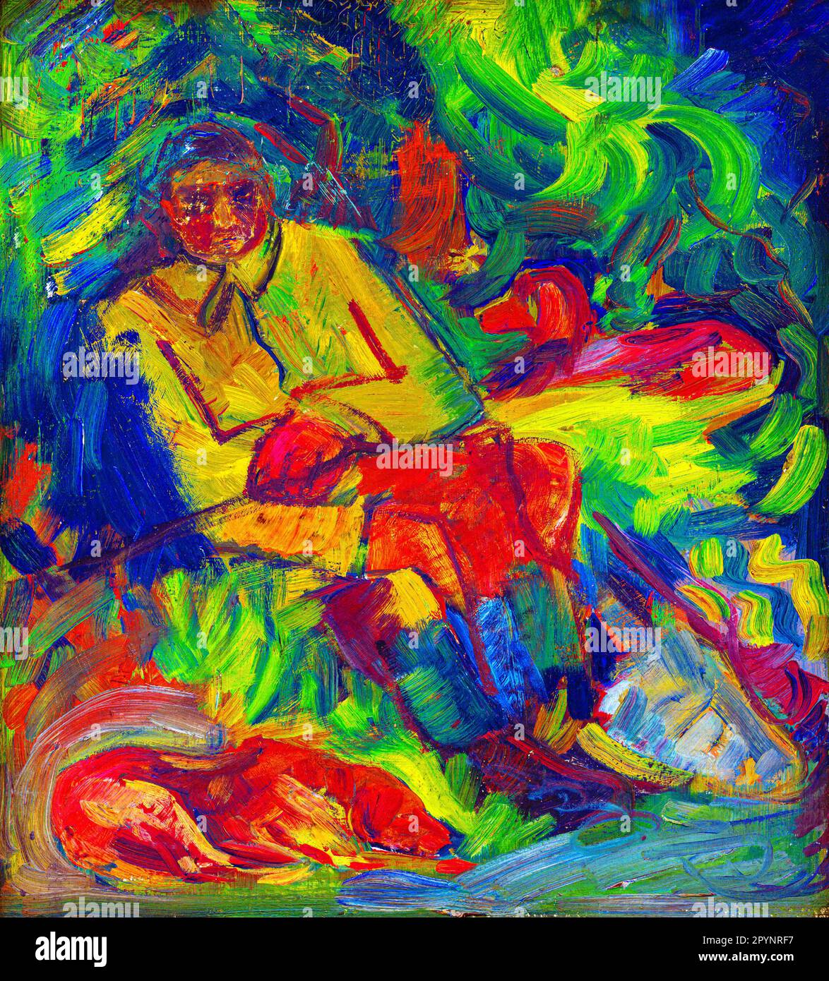 Reclining portrait painting hi-res stock photography and images - Alamy