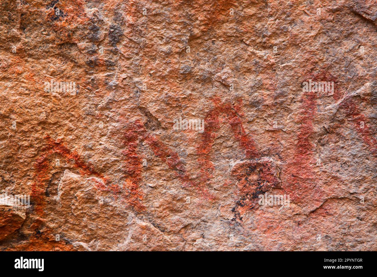 Pictographs, Hueco Tanks State Park & Historic Site, Texas Stock Photo ...