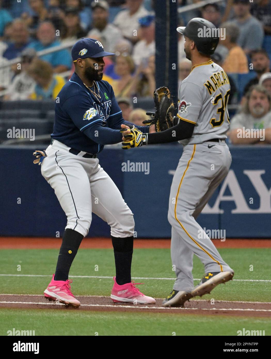 St Petersburg, United States. 04th May, 2023. Tampa Bay Rays first ...