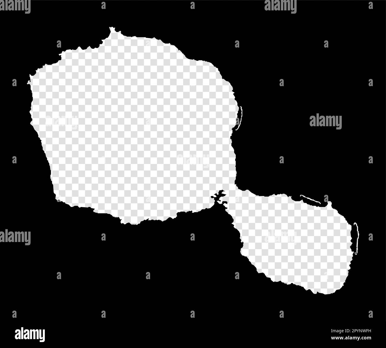 Stencil map of Tahiti. Simple and minimal transparent map of Tahiti ...