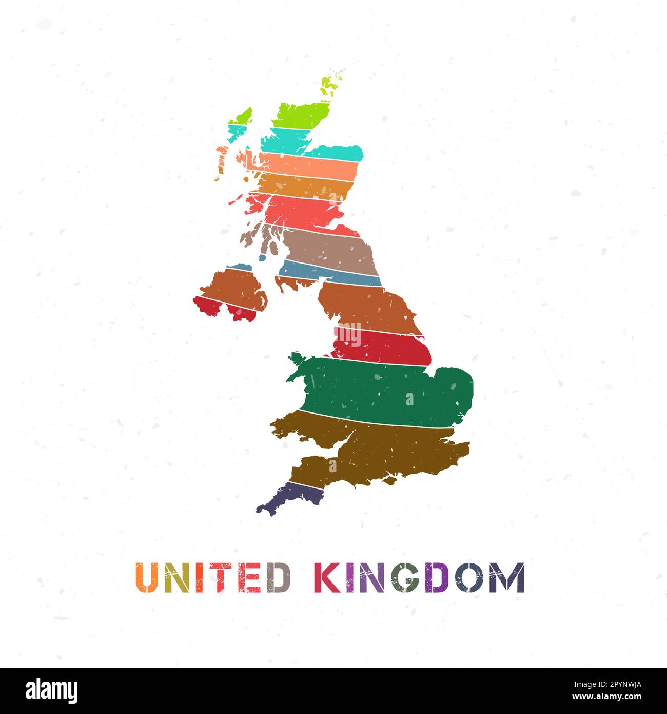 United Kingdom map design. Shape of the country with beautiful ...