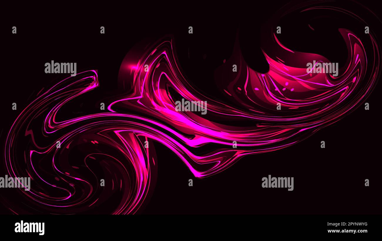 Violet abstract background of various lines and stripes of waves of ...