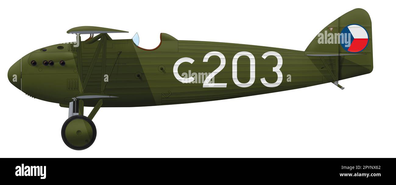 Letov Š.20.104 of the Military Aviation School Prostějov of the ...