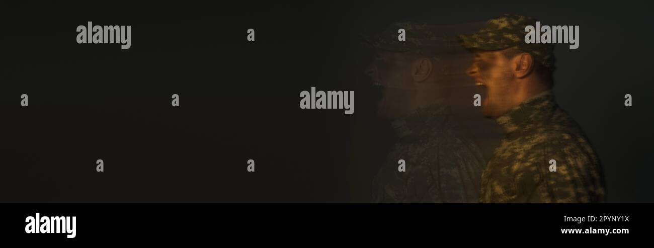 long exposure of soldier suffering from post traumatic stress disorder ...