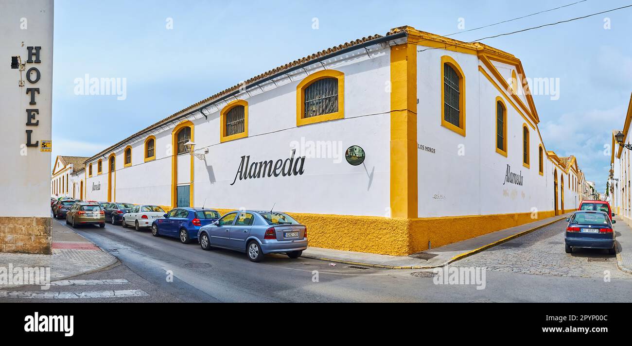 EL PUERTO, SPAIN - SEPT 21, 2019:Panorama of historic building of ...