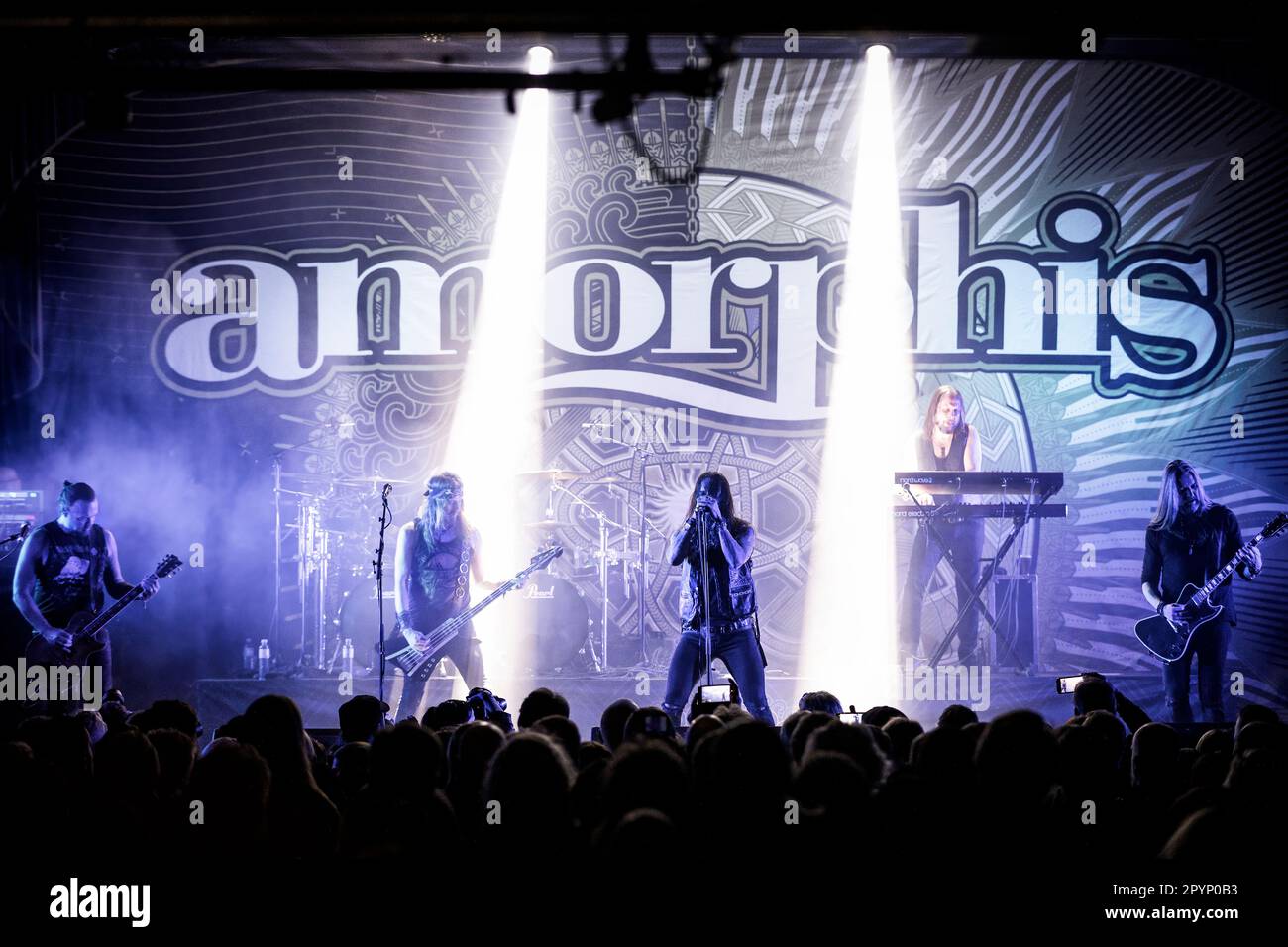 Oslo, Norway. 07th, April 2023. The Finnish heavy metal band Amorphis performs a live concert at ...