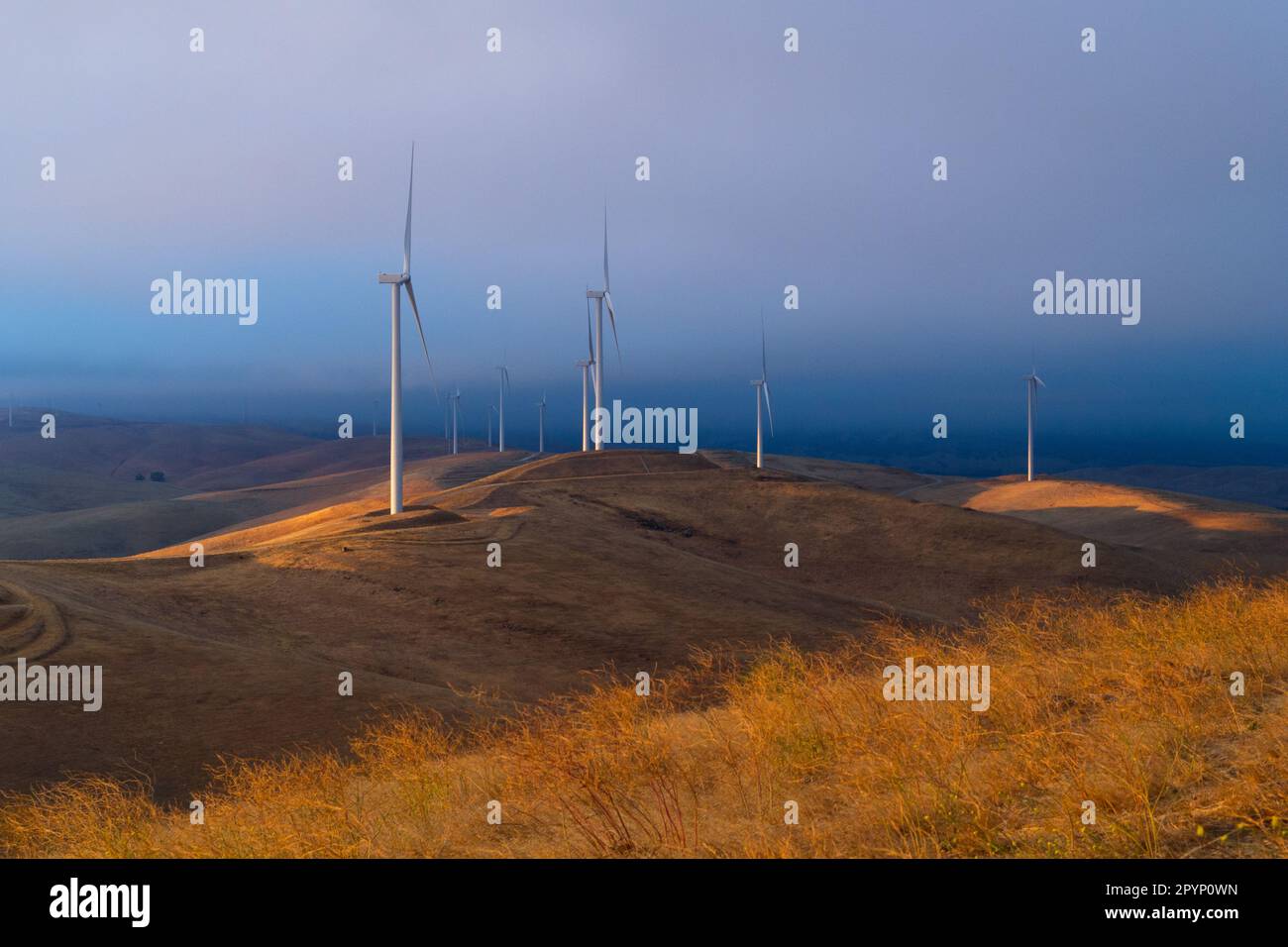 Wind turbine altamont pass hi-res stock photography and images - Alamy