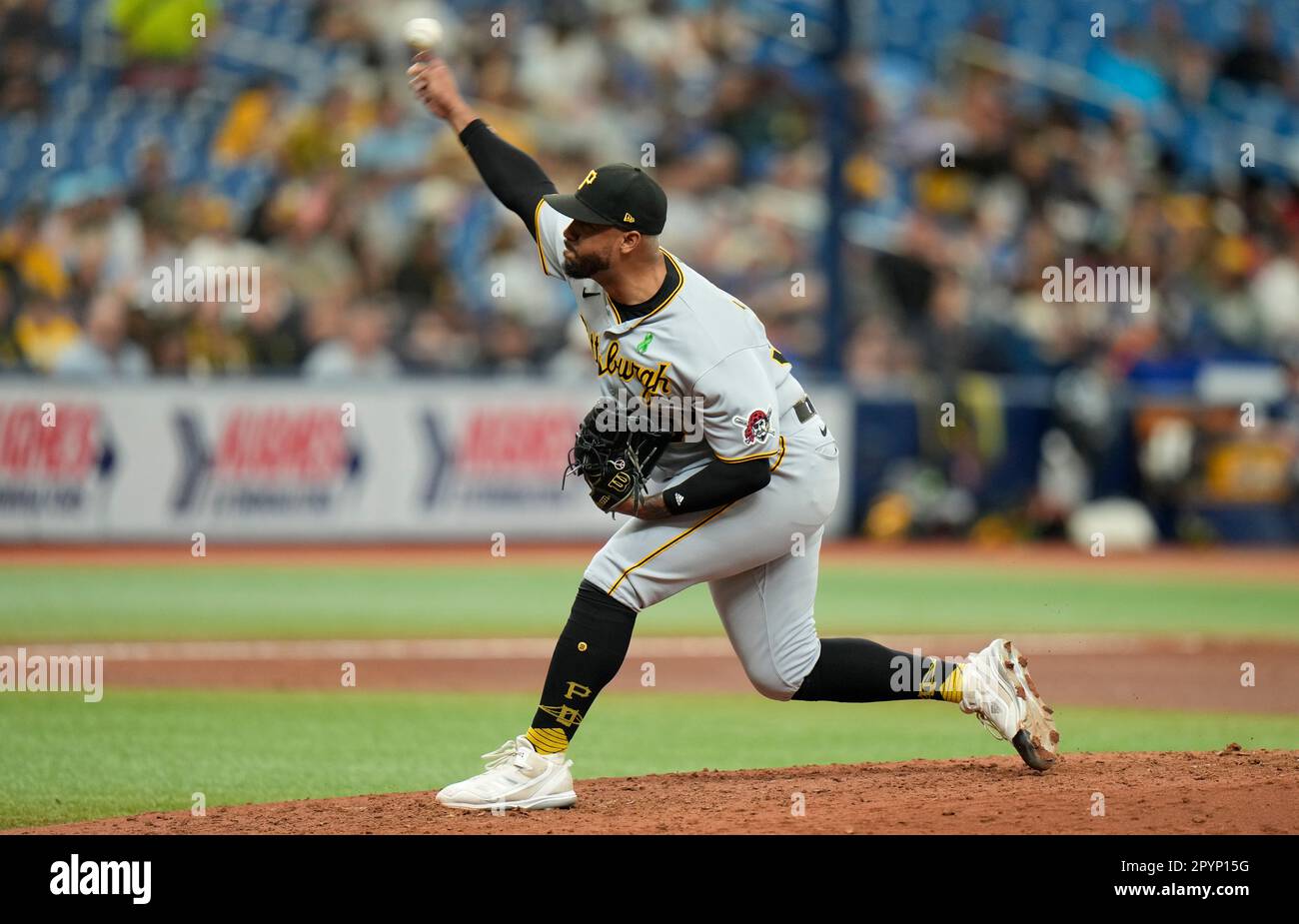 Pittsburgh Pirates relief pitcher Duane Underwood Jr. against the Tampa ...