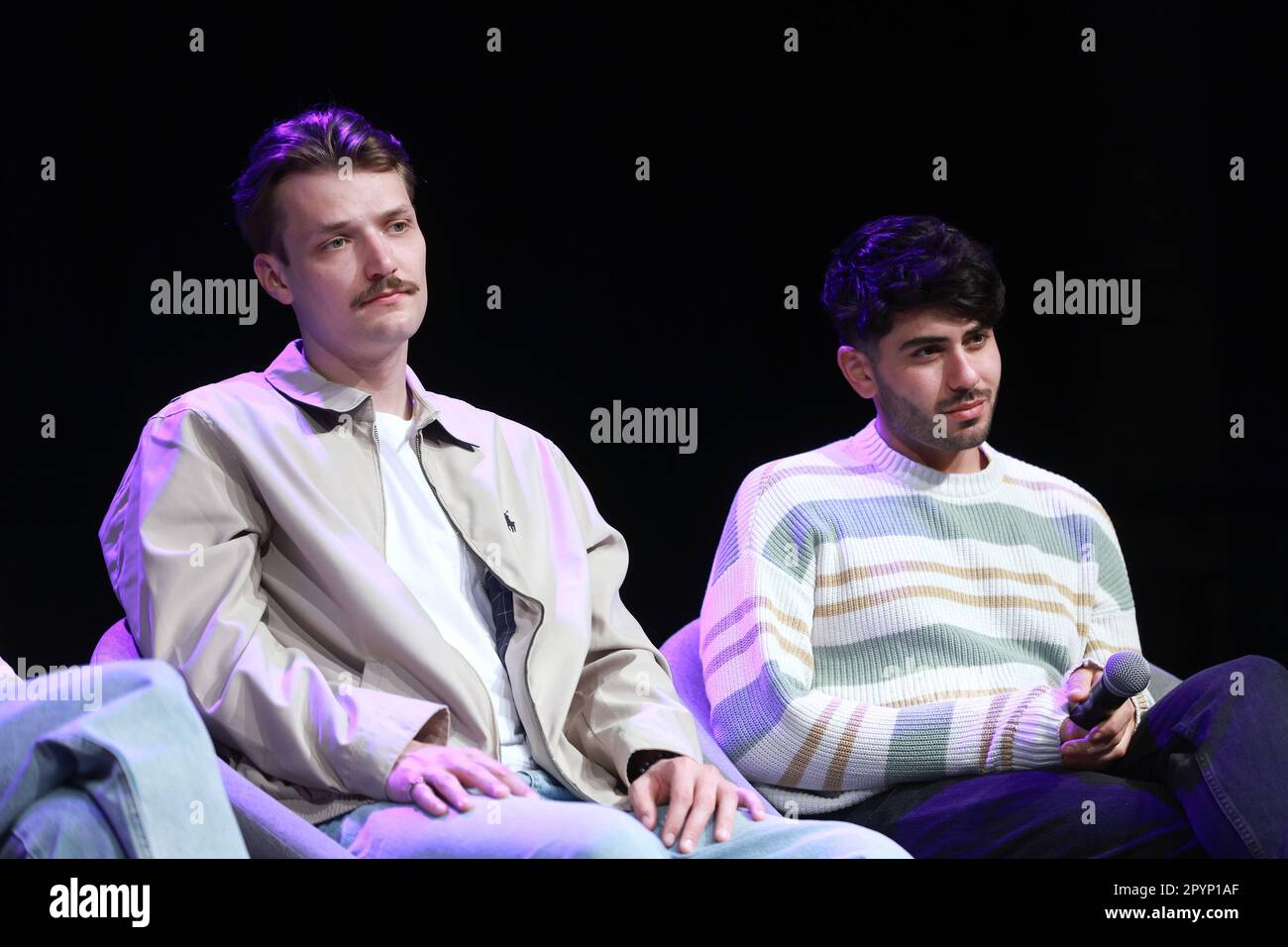 Liverpool, UK. 04th May, 2023. Representative of Latvia Karlis Vartins ...