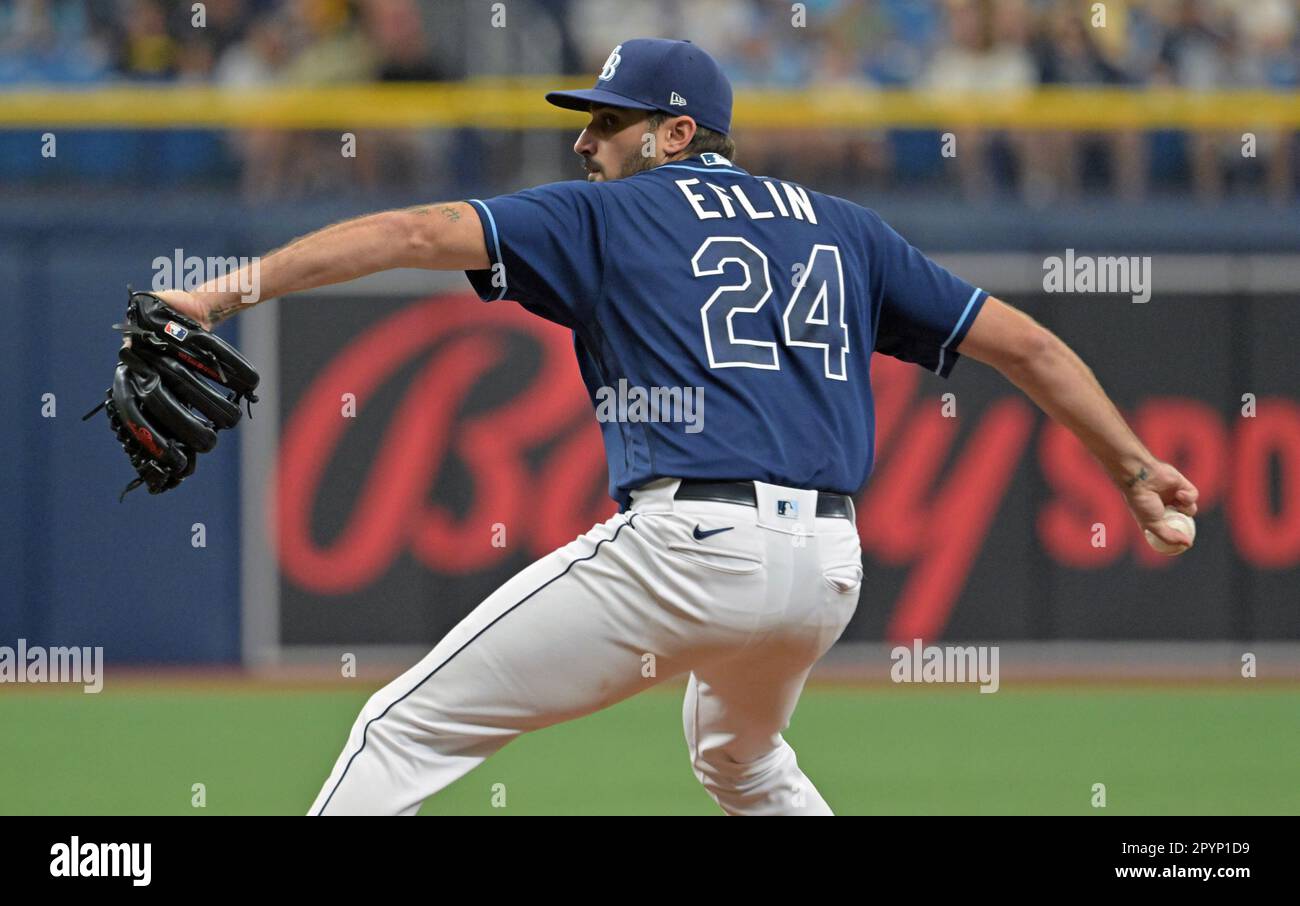 St Petersburg, United States. 04th May, 2023. Tampa Bay Rays starter ...