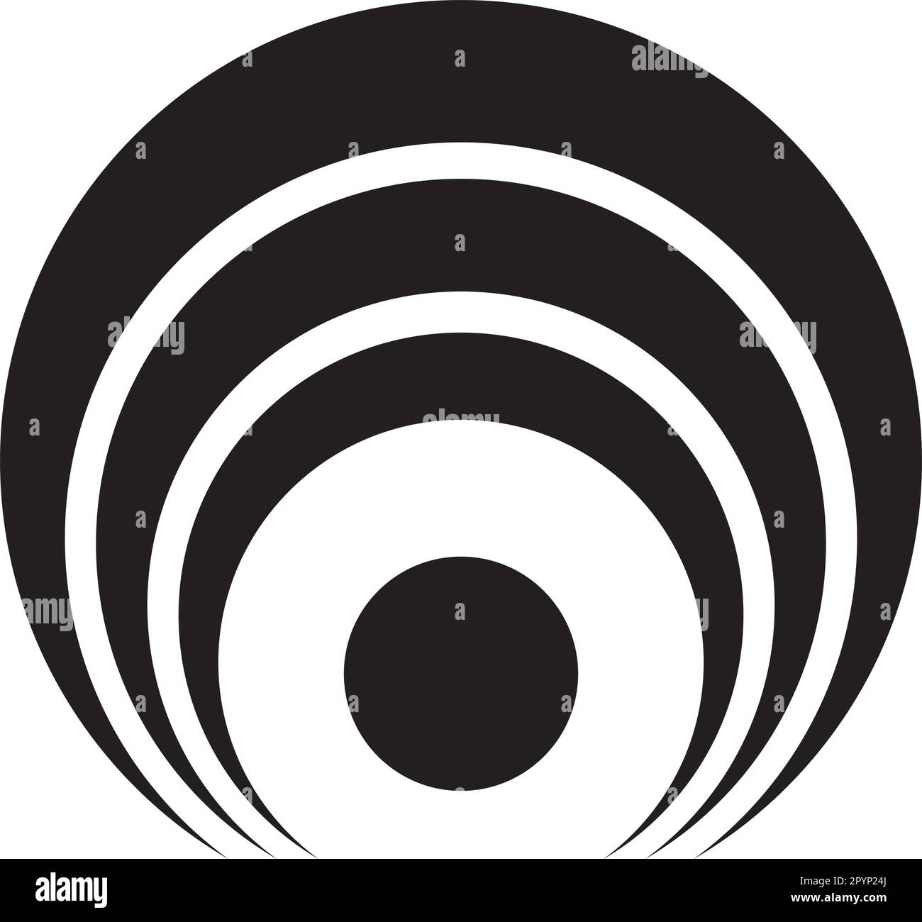 circle hypnotic icon vector illustration symbol design Stock Vector ...