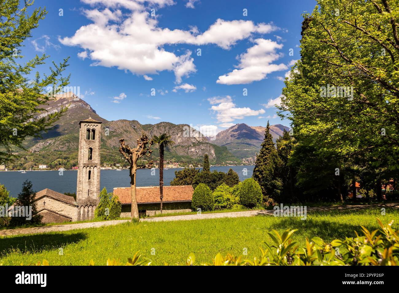 Beautiful church near Lake Como, Italy Stock Photo - Alamy