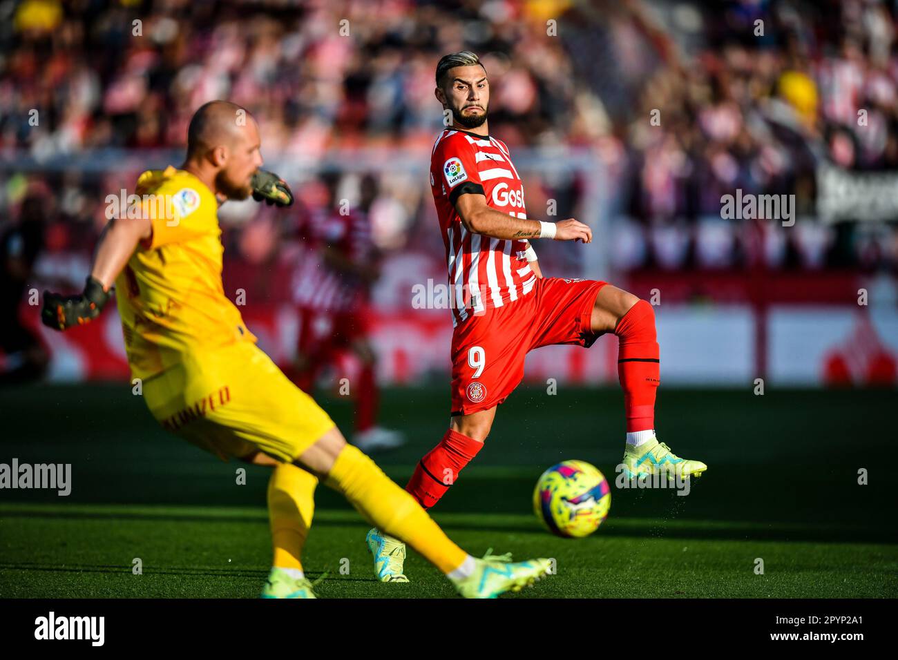 Girona, Spain. 04th May, 2023. Goalkeeper Pedrag Rajkovic (RCD Mallorca ...