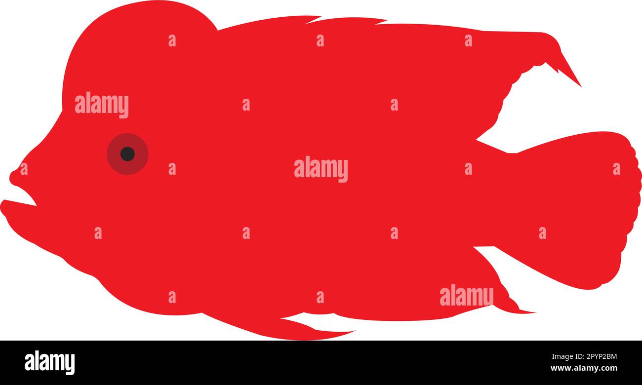 louhan fish icon vector illustration symbol design Stock Vector Image ...