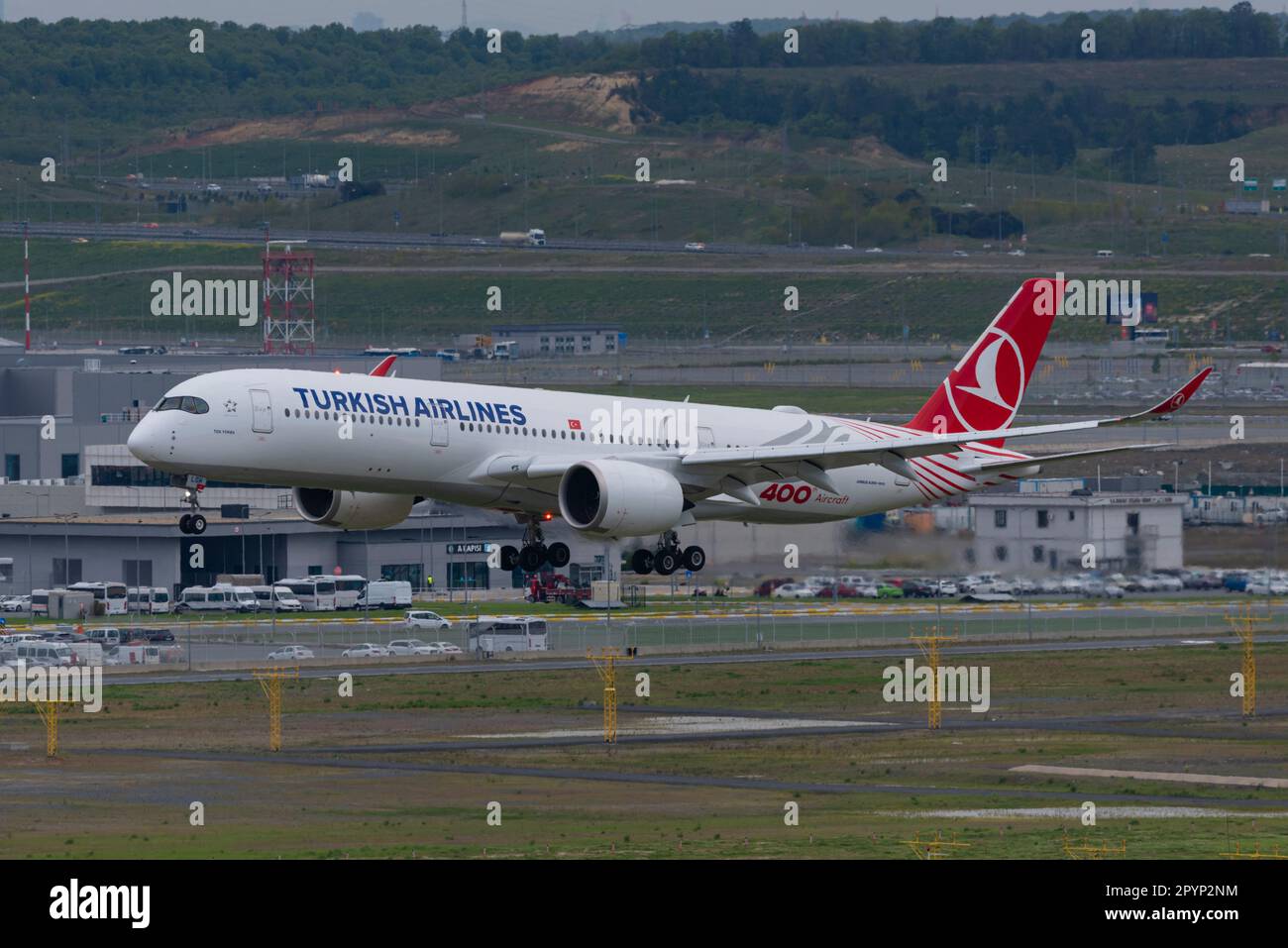 Istanbul, TURKEY - April 29, 2023: Istanbul Airport operated by IGA is ...