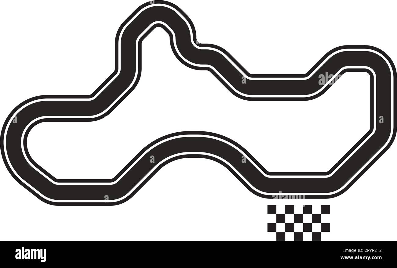 Racing circuit icon vector illustration symbol design Stock Vector ...