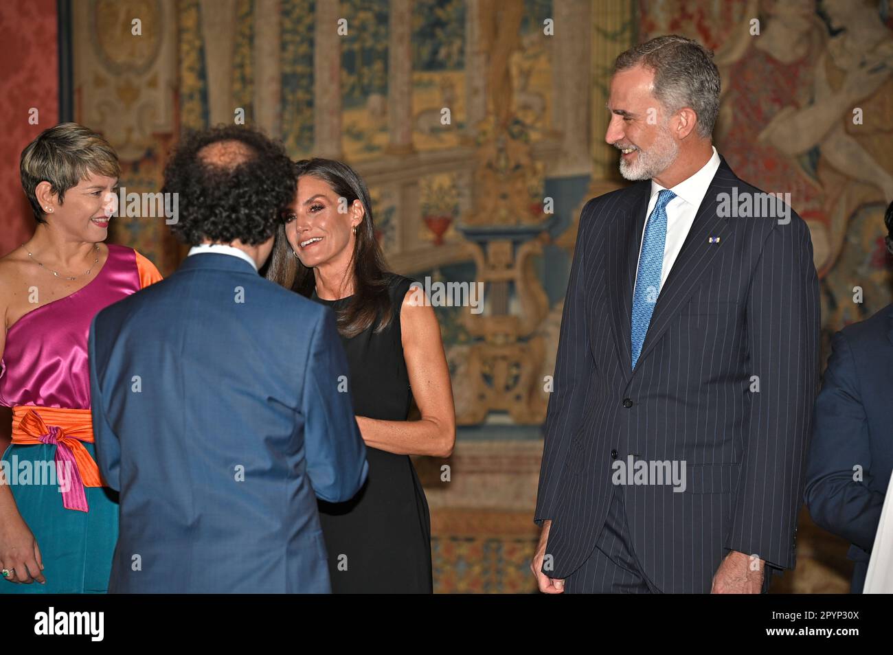 First Lady Verónica Alcocer and Their Majesties King Felipe and Queen ...