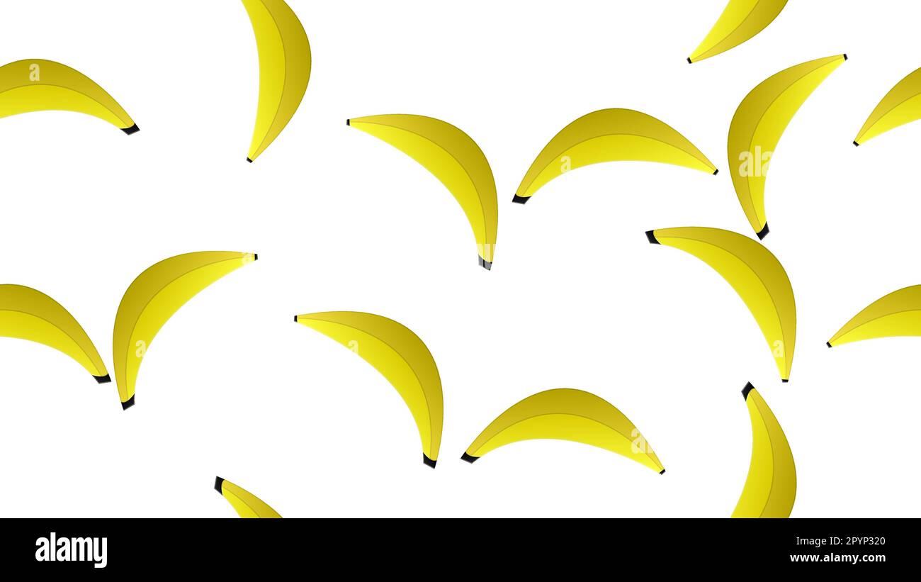 Bananas on paper background Stock Vector Images - Alamy