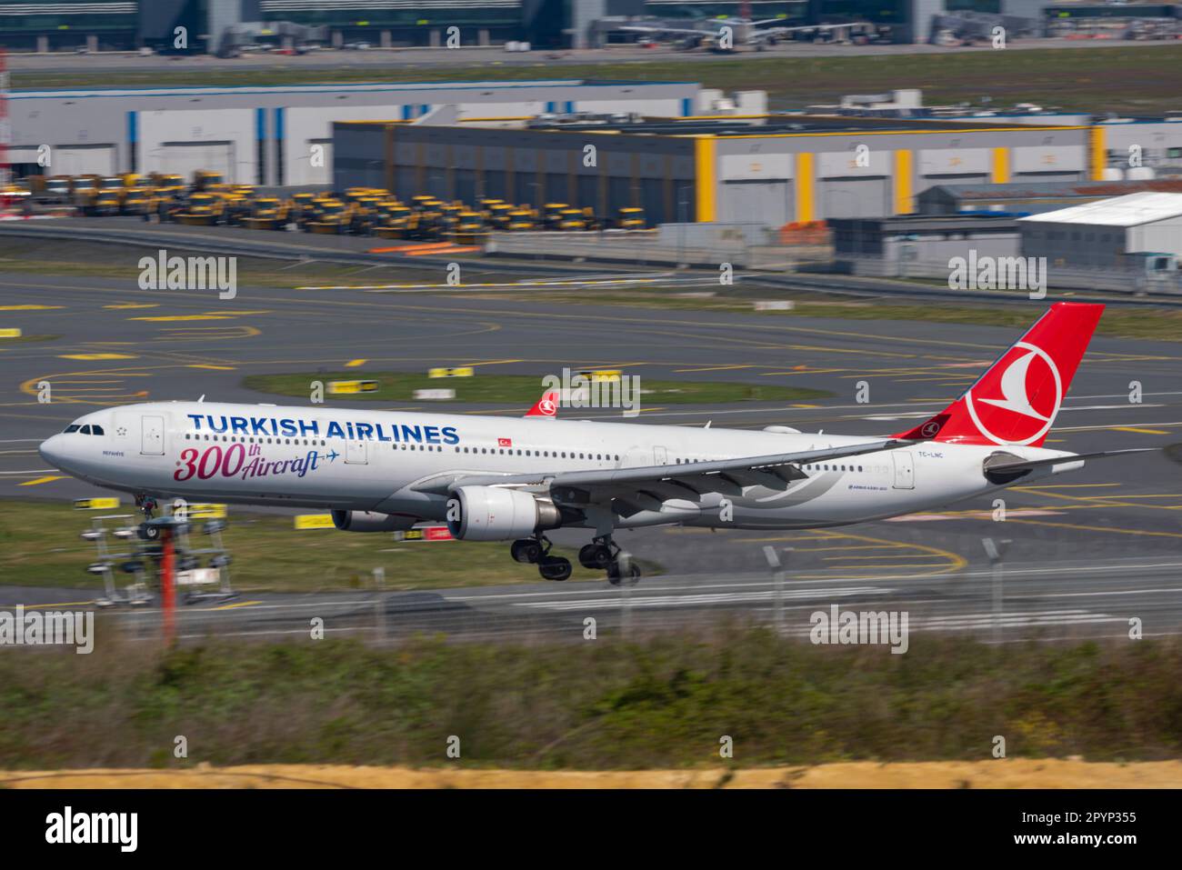 Istanbul, TURKEY - April 29, 2023: Istanbul Airport operated by IGA is ...