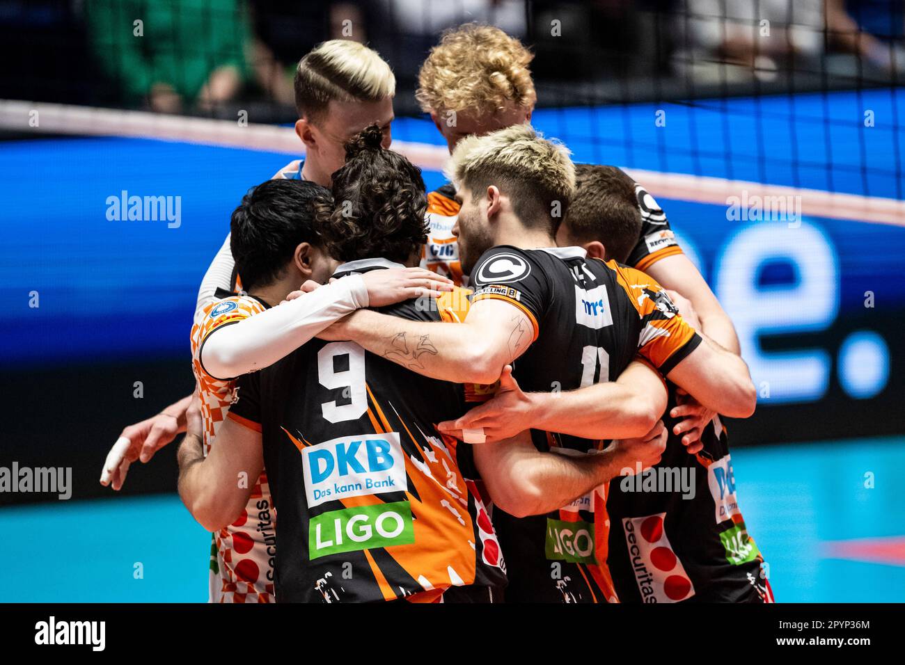 Friedrichshafen, Germany. 04th May, 2023. Volleyball, men: Bundesliga ...