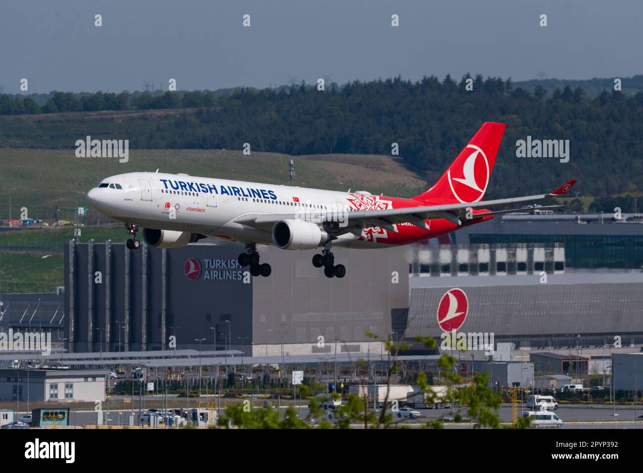 Istanbul, TURKEY - April 29, 2023: Istanbul Airport operated by IGA is ...