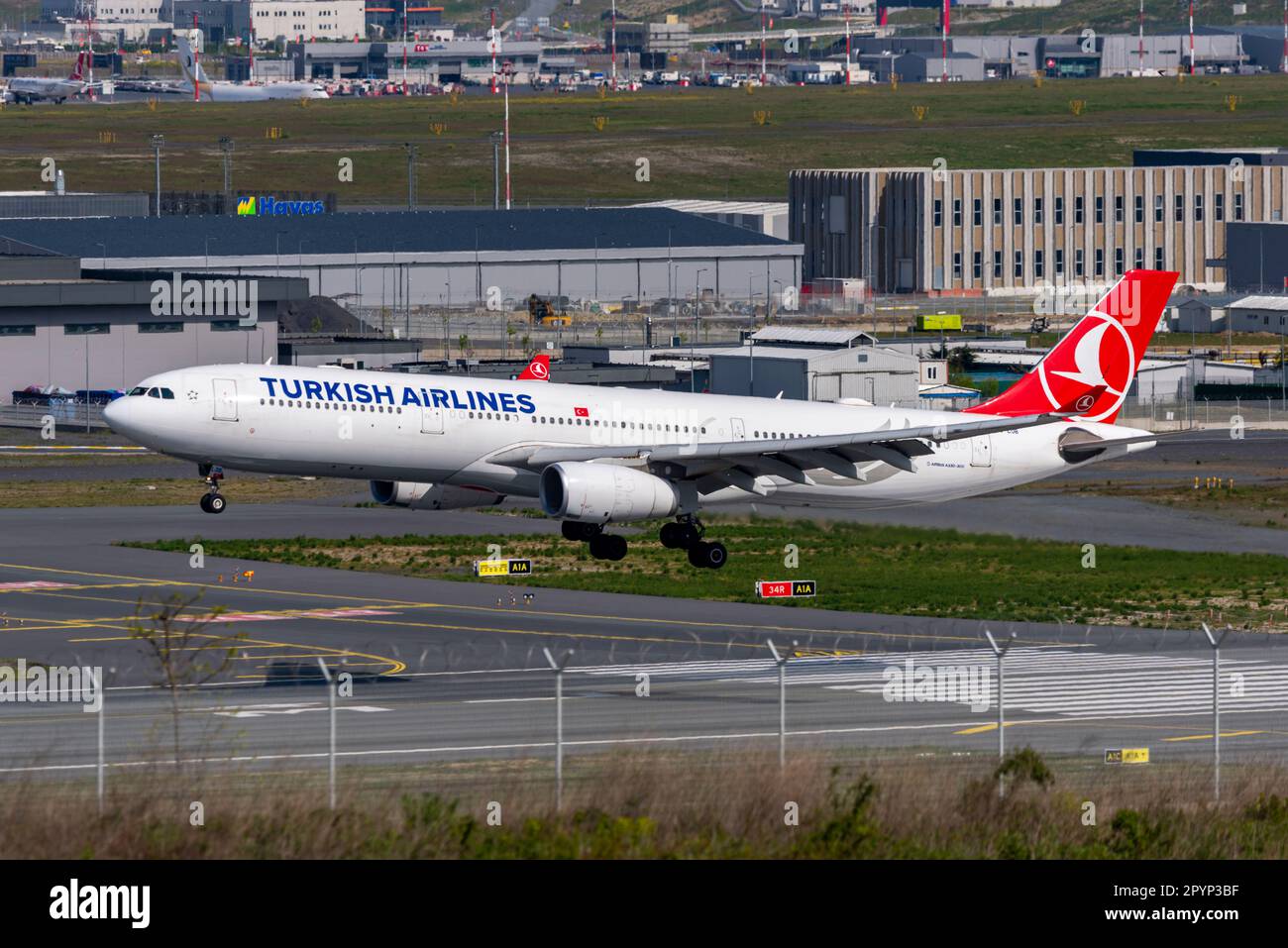 Istanbul, TURKEY - April 29, 2023: Istanbul Airport operated by IGA is ...