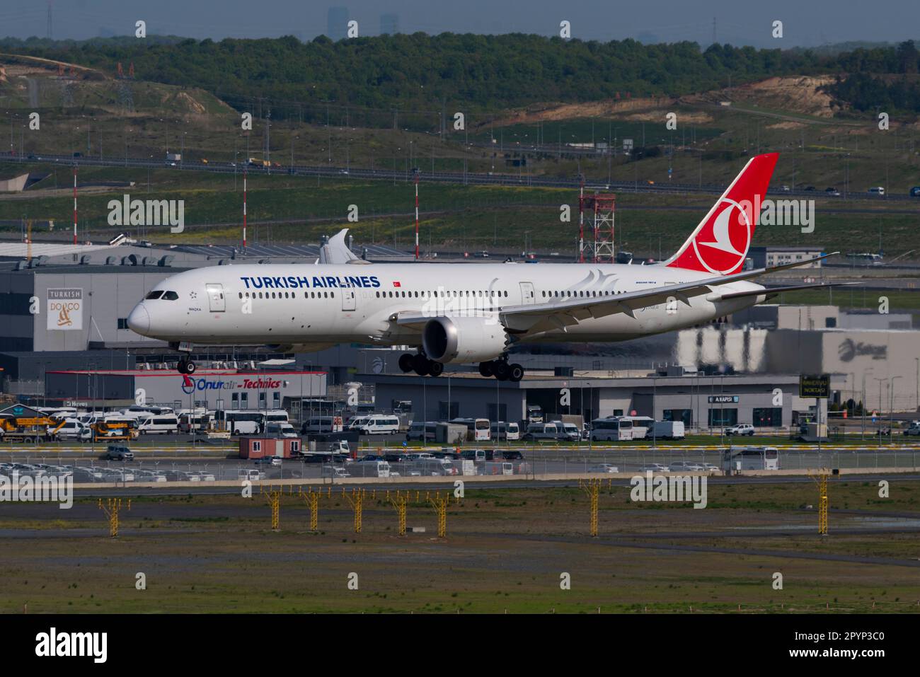 Istanbul, TURKEY - April 29, 2023: Istanbul Airport operated by IGA is ...