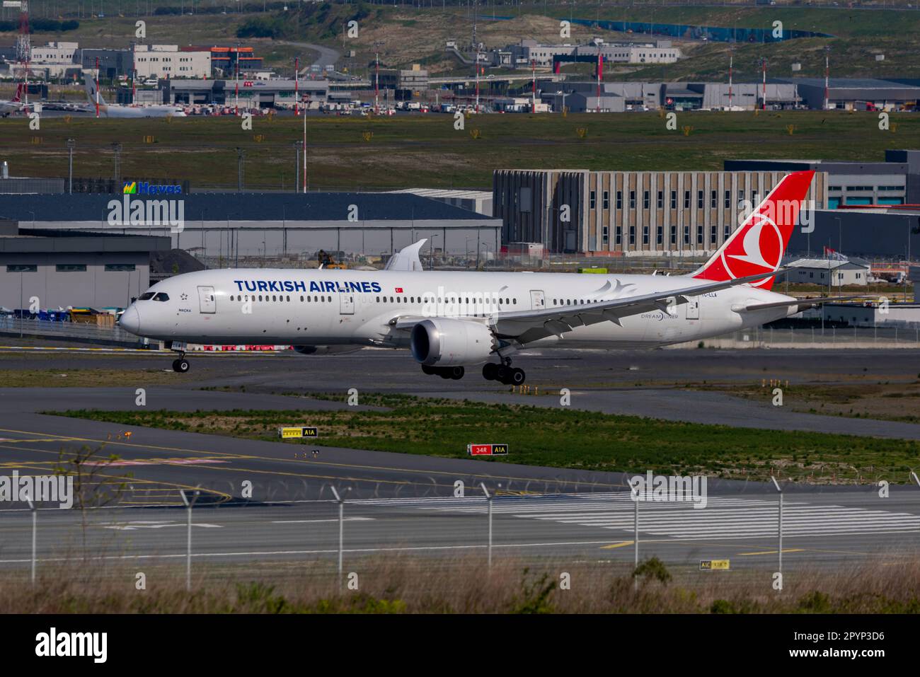 Istanbul, TURKEY - April 29, 2023: Istanbul Airport operated by IGA is ...