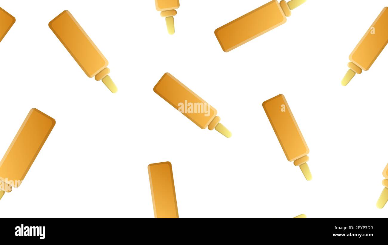 orange mustard on white background, vector illustration, pattern ...