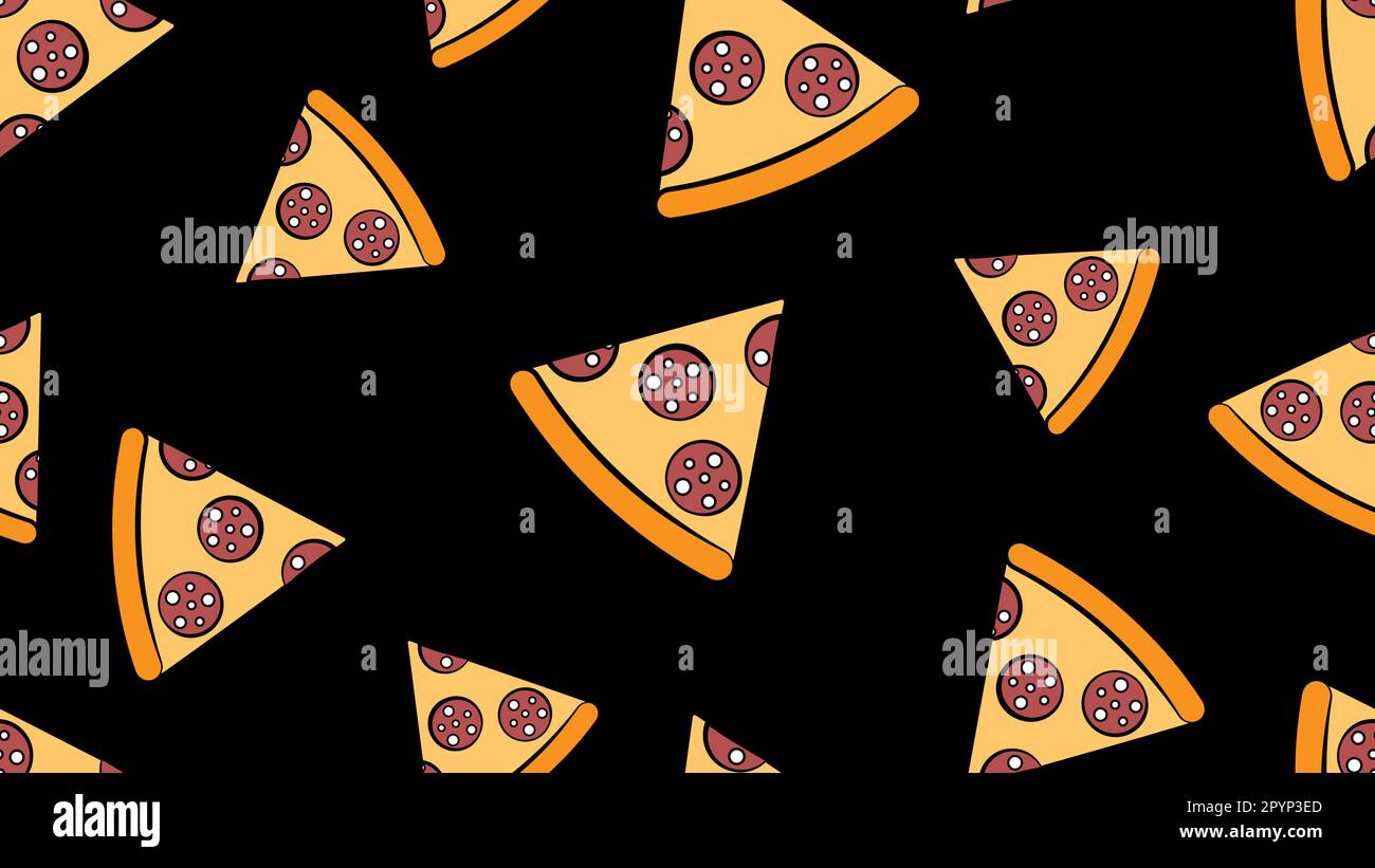 Pizza Pattern Wallpaper