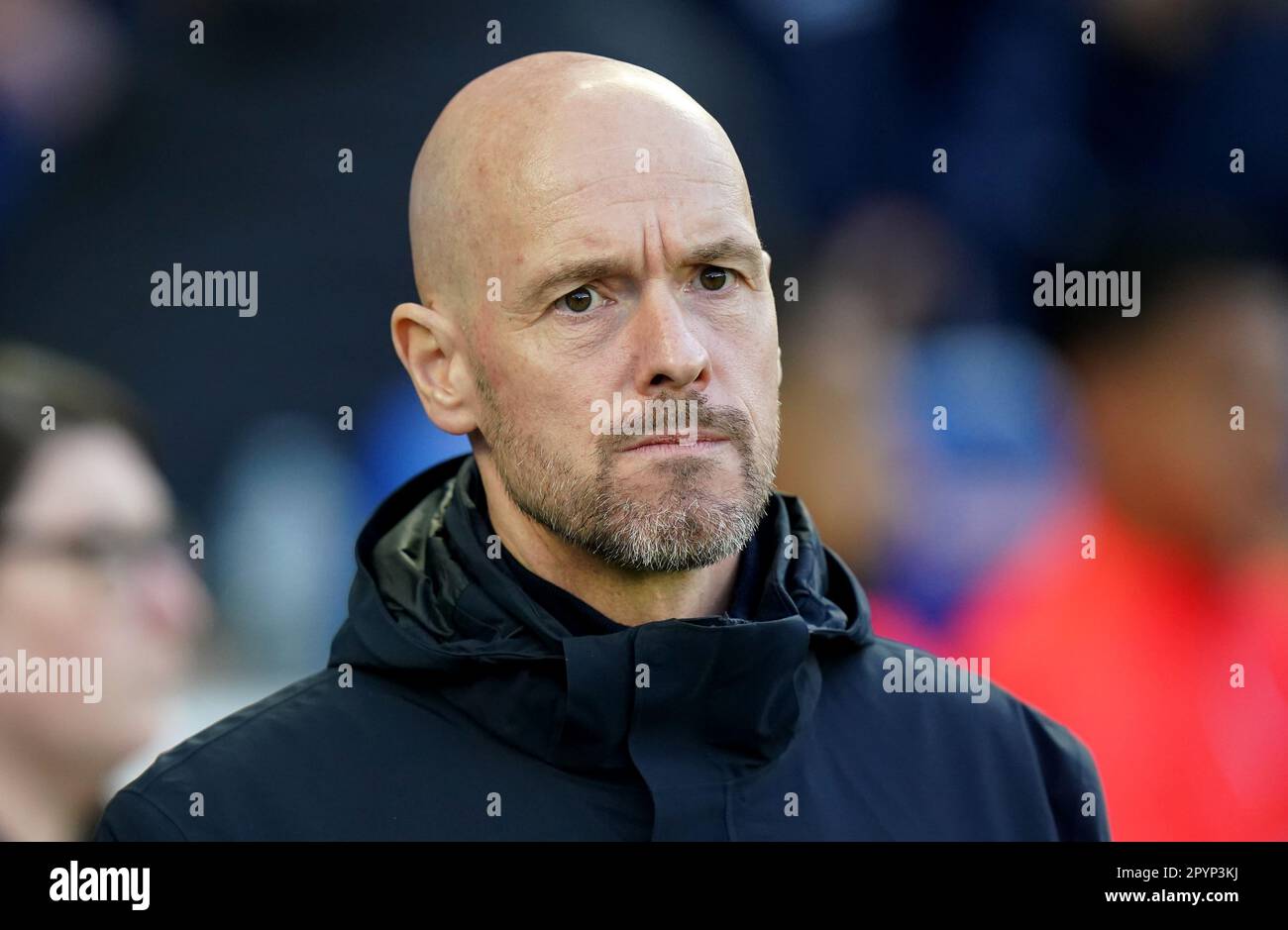 Manchester United manager Erik ten Hag before the Premier League match ...