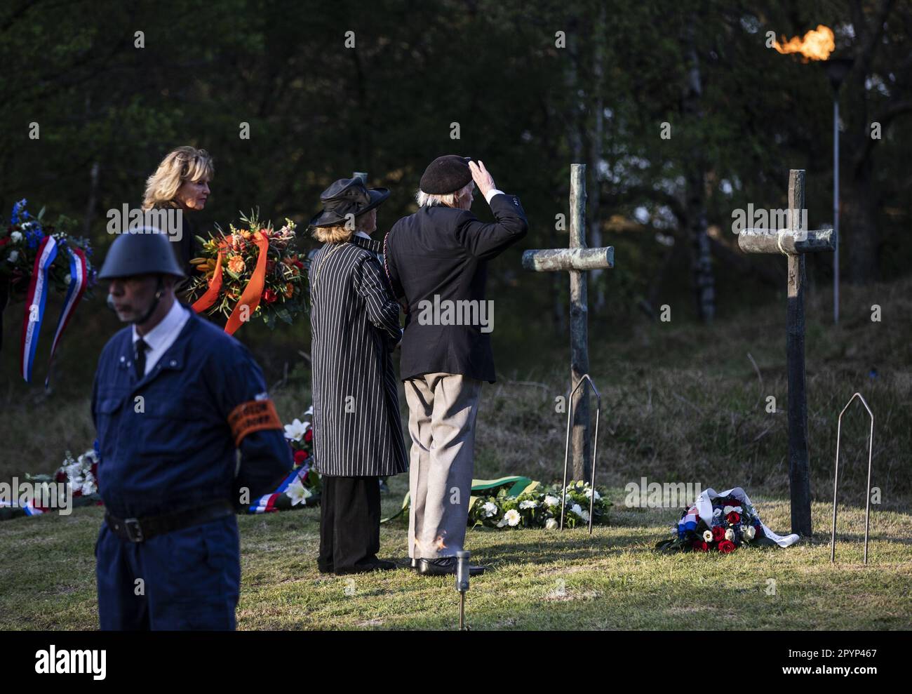 WASSENAAR - Commemoration at the former Waalsdorpervlakte execution ...