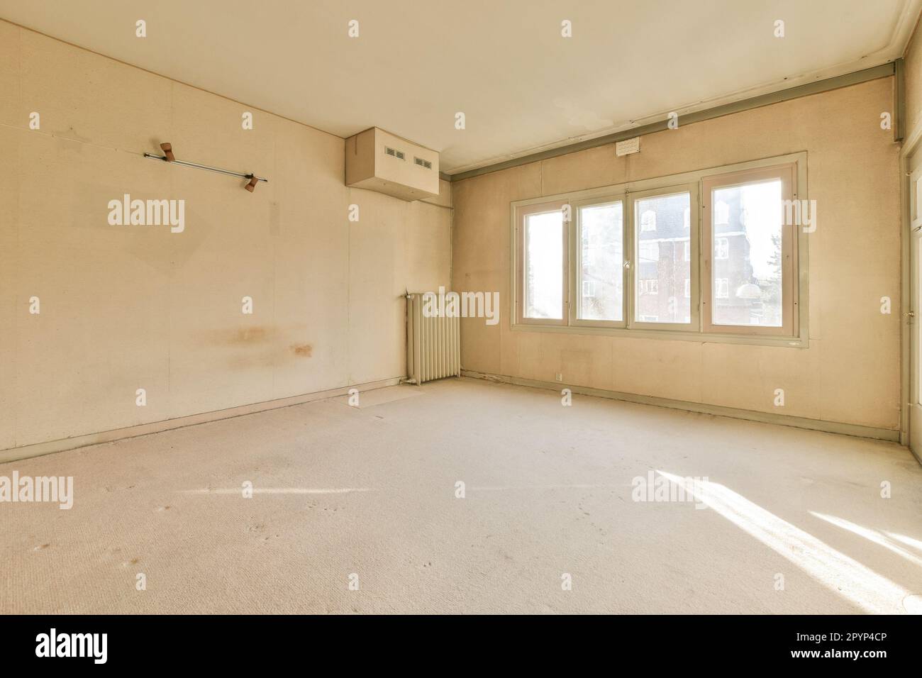 an empty room with no furniture or people in the photo, and there is ...