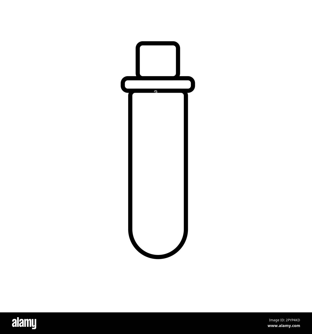 Chemical laboratory medical test tube, flask for drugs and chemical ...