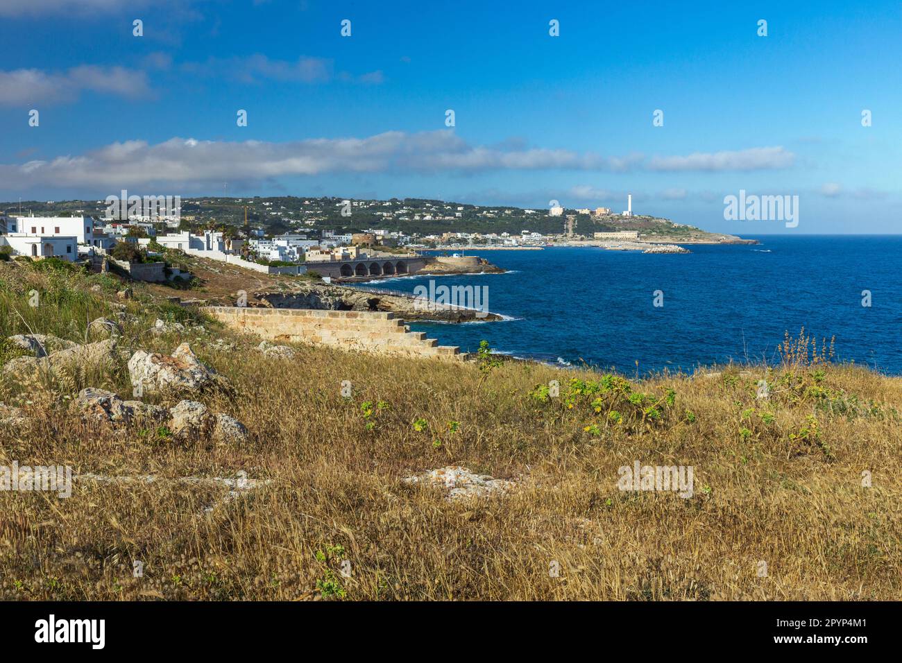 La costa di Santa Maria di Leuca nel Salento in Puglia Stock Photo - Alamy