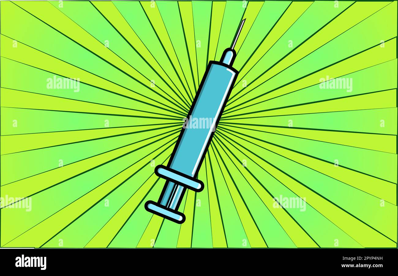 Medical pharmacological healing sterile disposable plastic syringe for ...