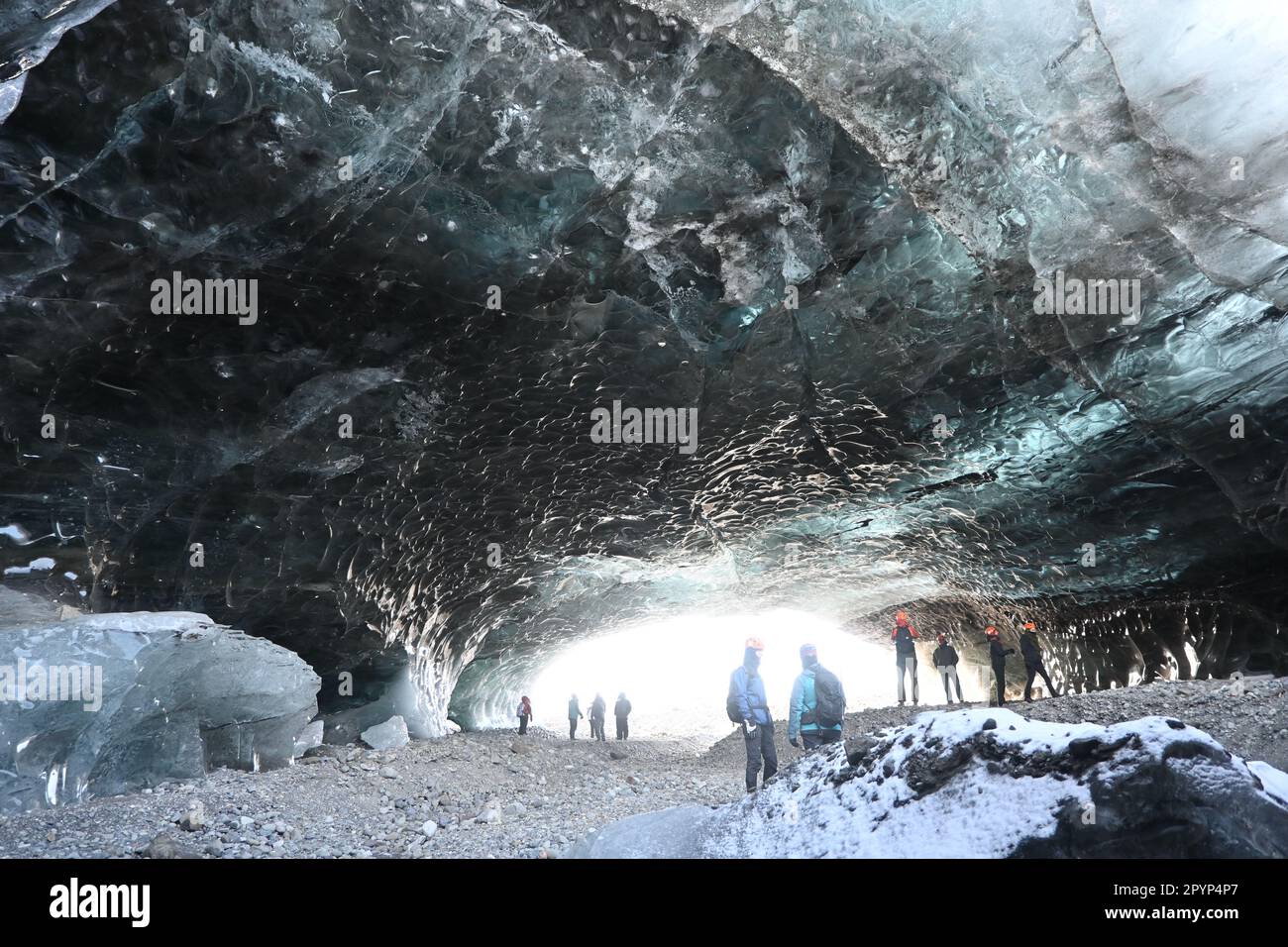 Ice Cave in Hvannadalshnjúkur - Iceland Road Trip Stock Photo - Alamy