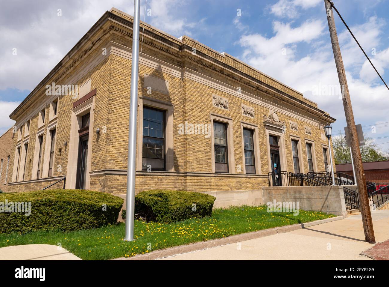 Old main post office building in lincoln city hi-res stock photography ...