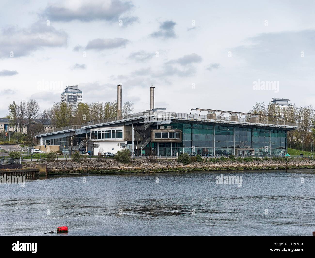 National Glass Centre at Sunderland, UK on the river Wear Stock Photo ...