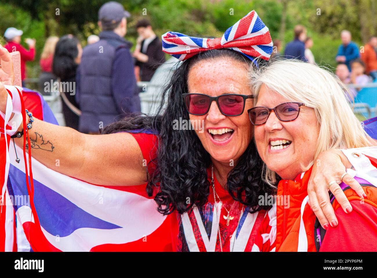 Royal superfans prepare for the coronation of King Charles III on ...