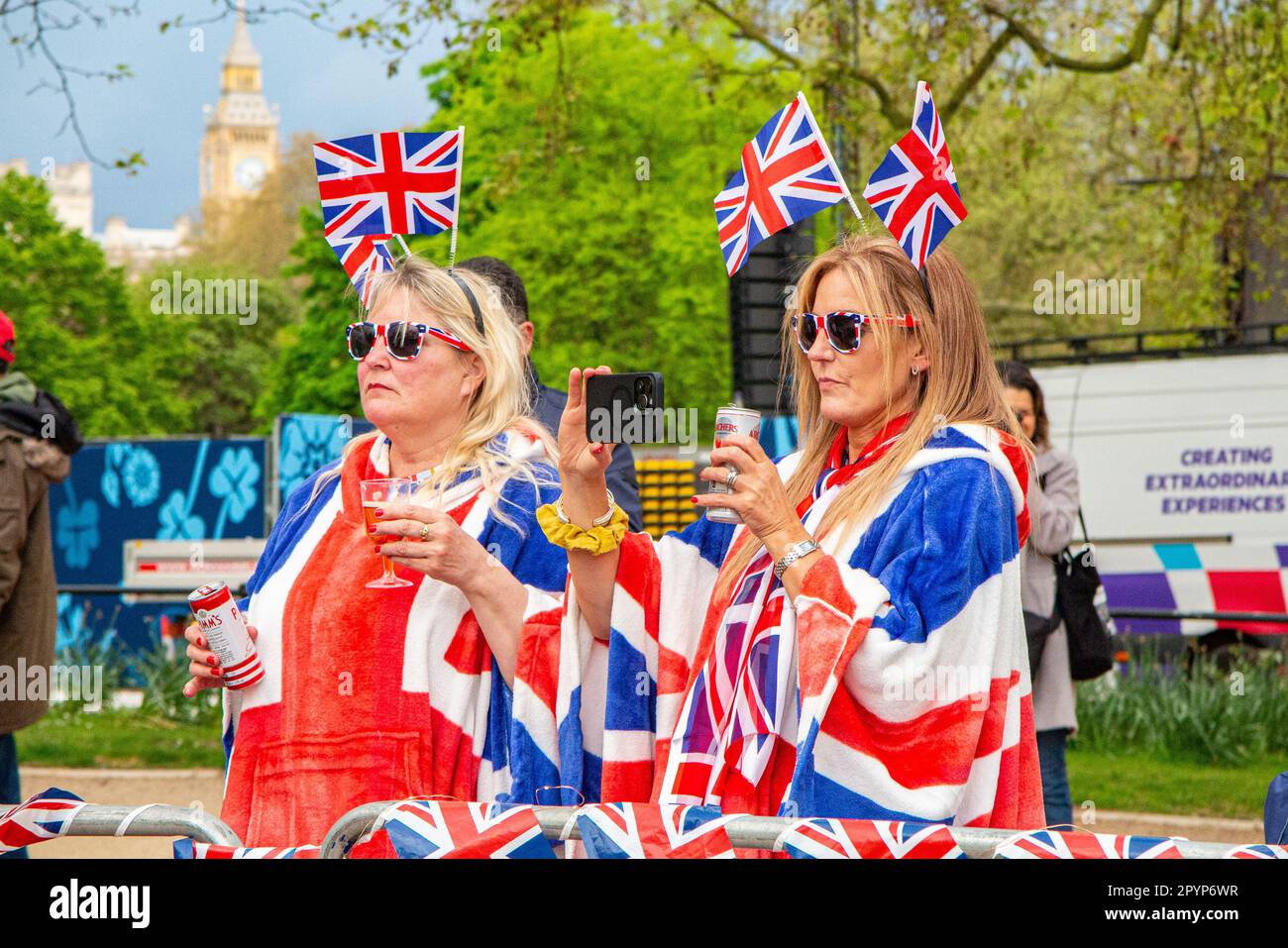 Royal superfans prepare for the coronation of King Charles III on ...