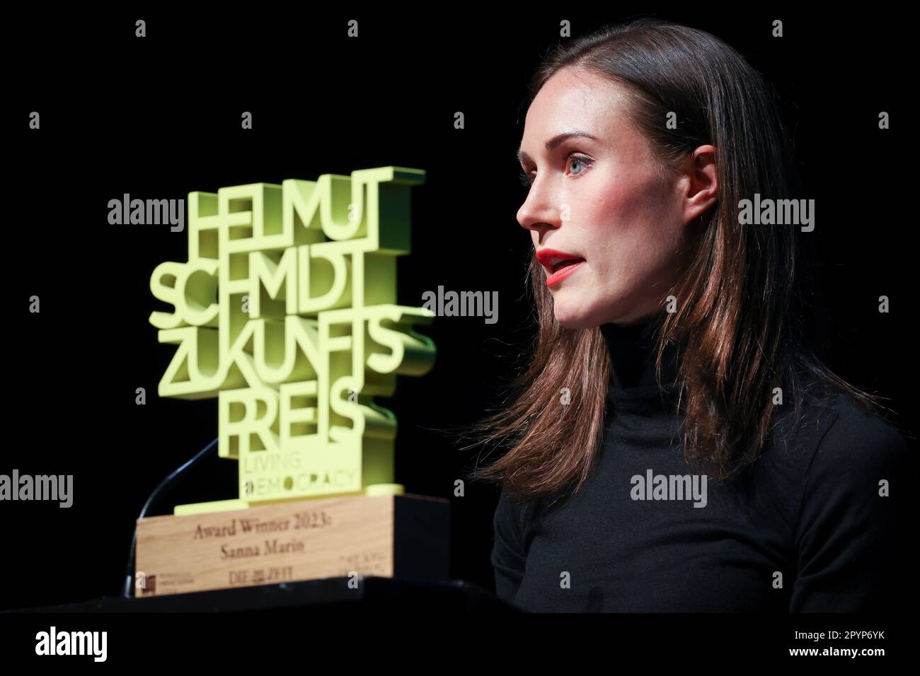 Hamburg, Germany. 04th May, 2023. Sanna Marin, outgoing Finnish prime ...