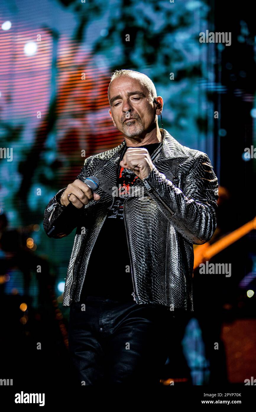 Copenhagen, Denmark. 04th May, 2023. The Italian singer Eros Ramazzotti ...